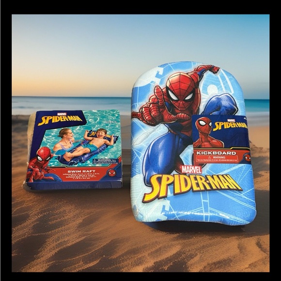 Swim | Marvel Spiderman Kickboard Swim Raft Kick Float With Spiderman ...